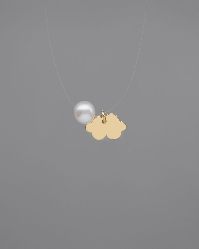 Invisible Pearl Necklace - Cloud&Co