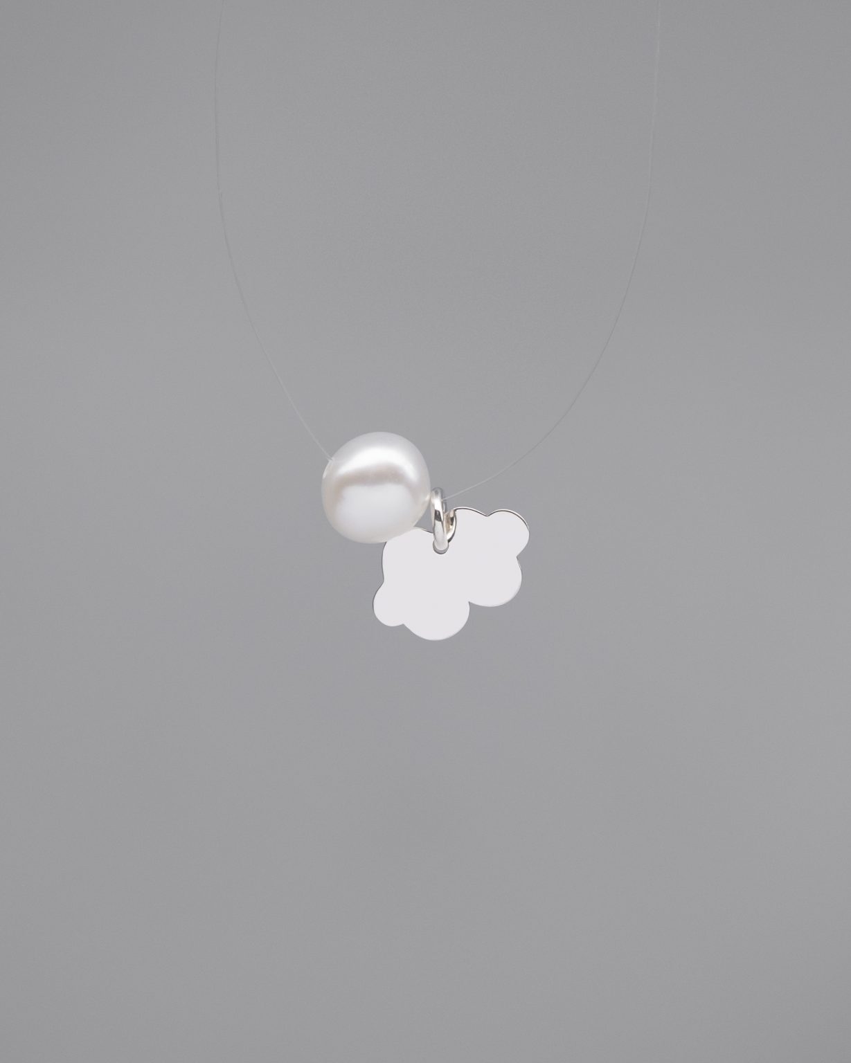 Invisible Pearl Necklace - Cloud&Co